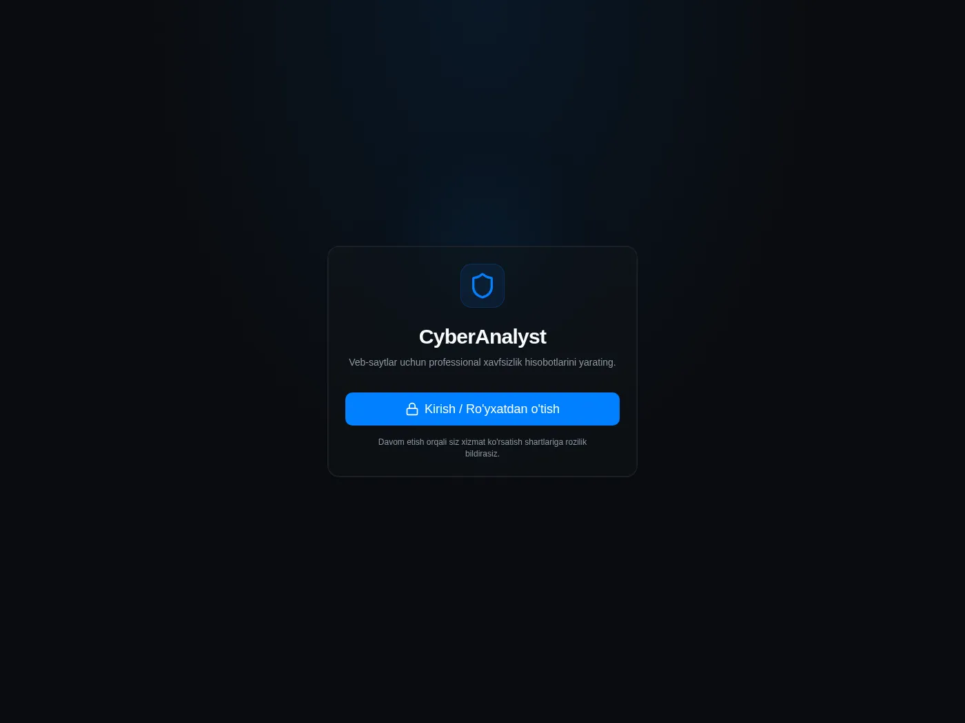 CyberAnalyst Report Generator
