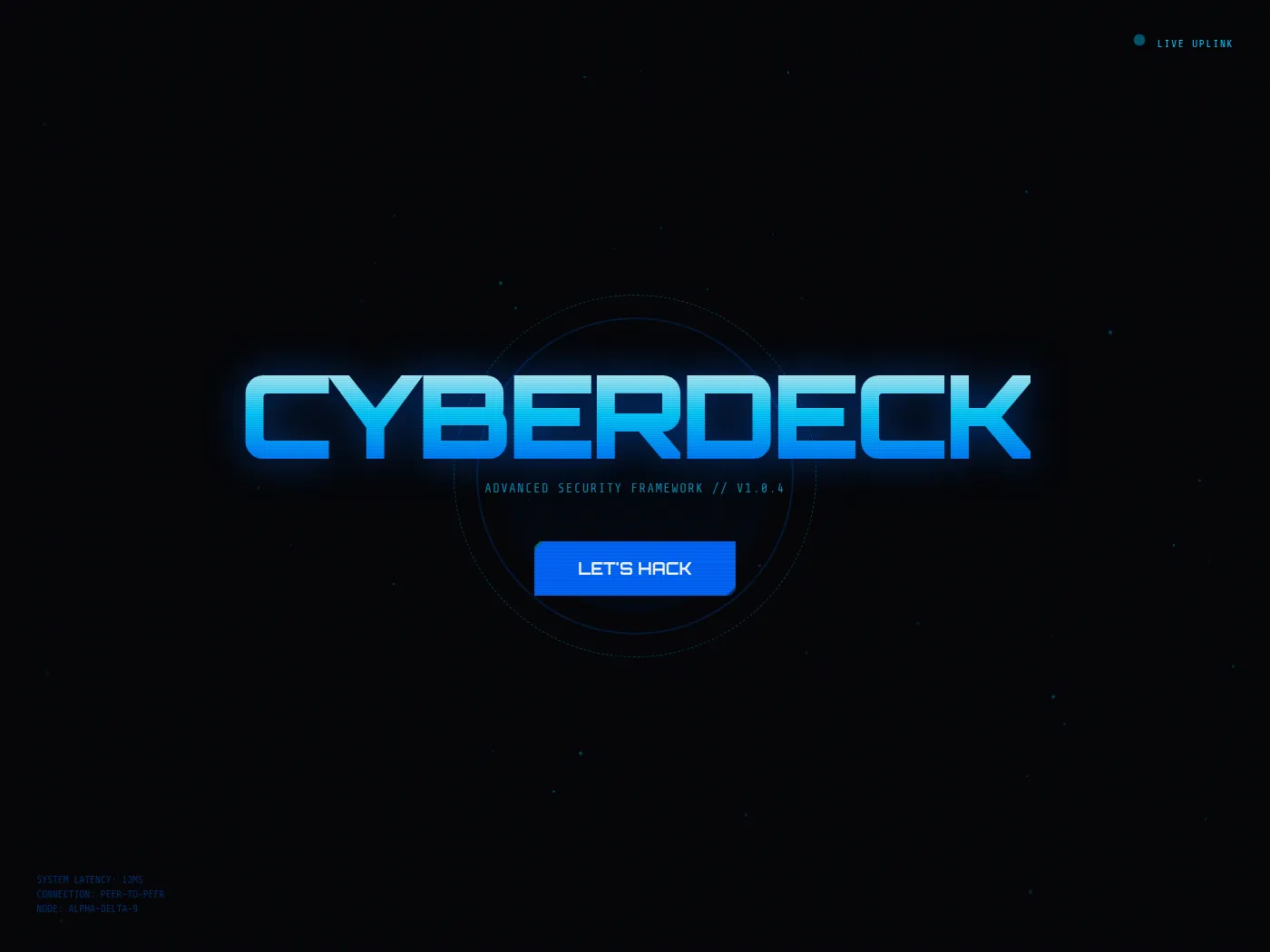 CYBERDECK Security Dashboard
