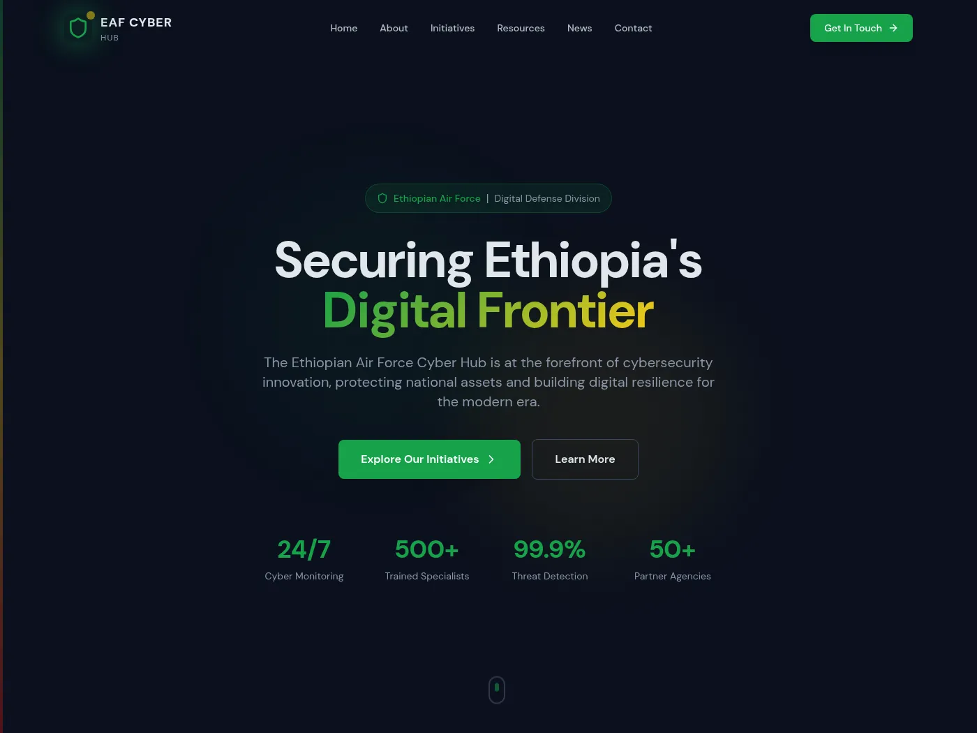 Ethiopian Air Force Cyber Hub