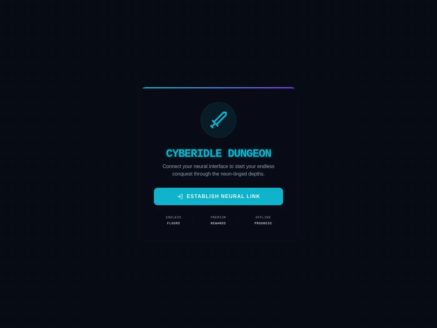 CyberIdle Dungeon RPG