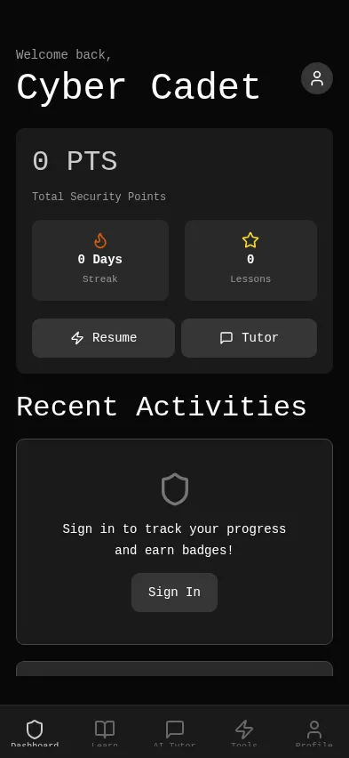 CyberLearn AI Tutor