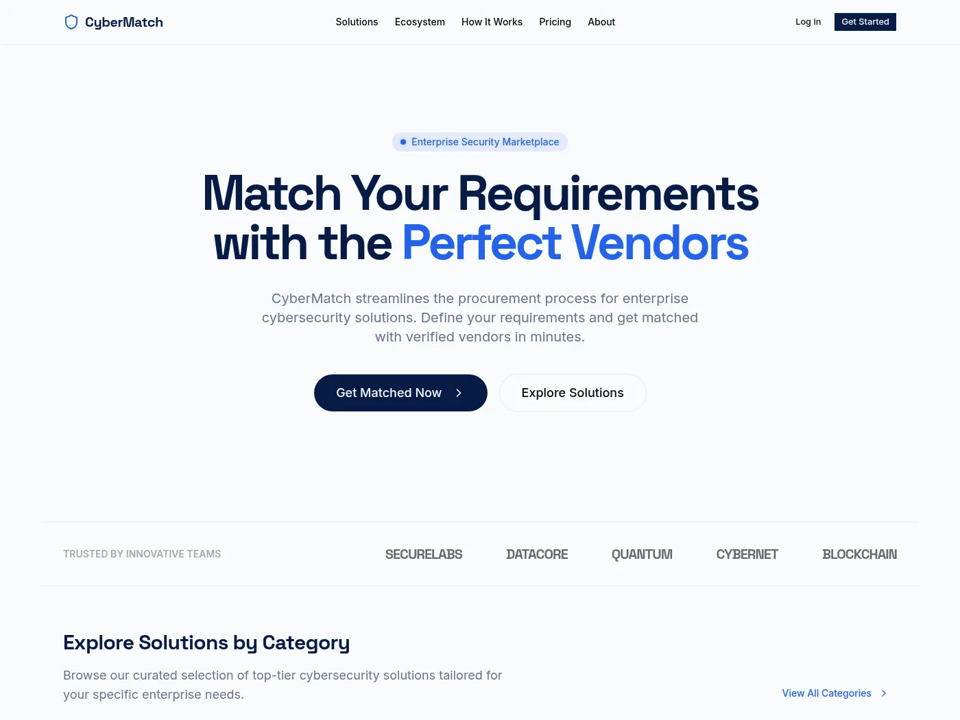 CyberMatch Enterprise Platform