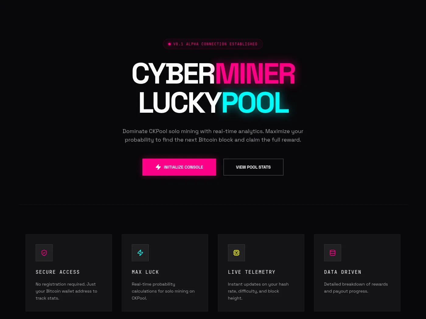 CyberMiner Lucky Pool