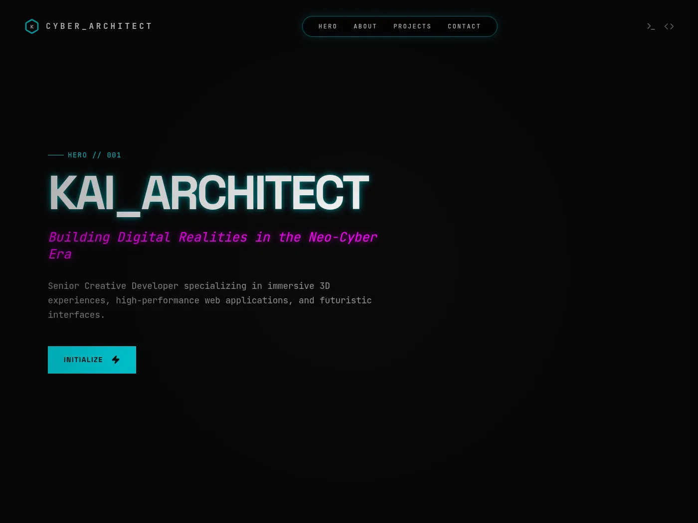 CyberNeon Portfolio