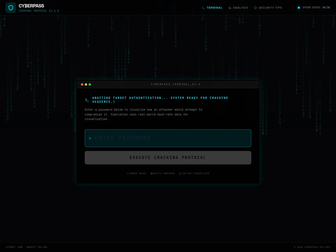 CyberPass Demo Terminal