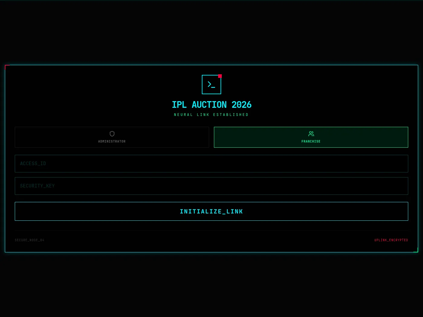 Cyberpunk IPL Auction