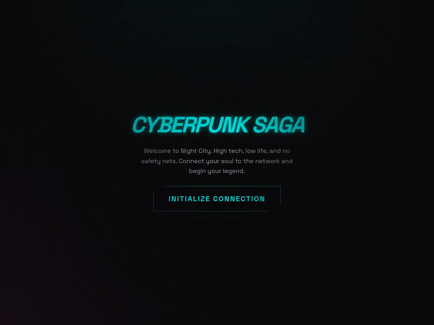 Cyberpunk RPG Saga