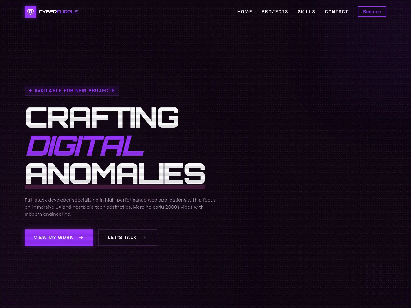CyberPurple Portfolio