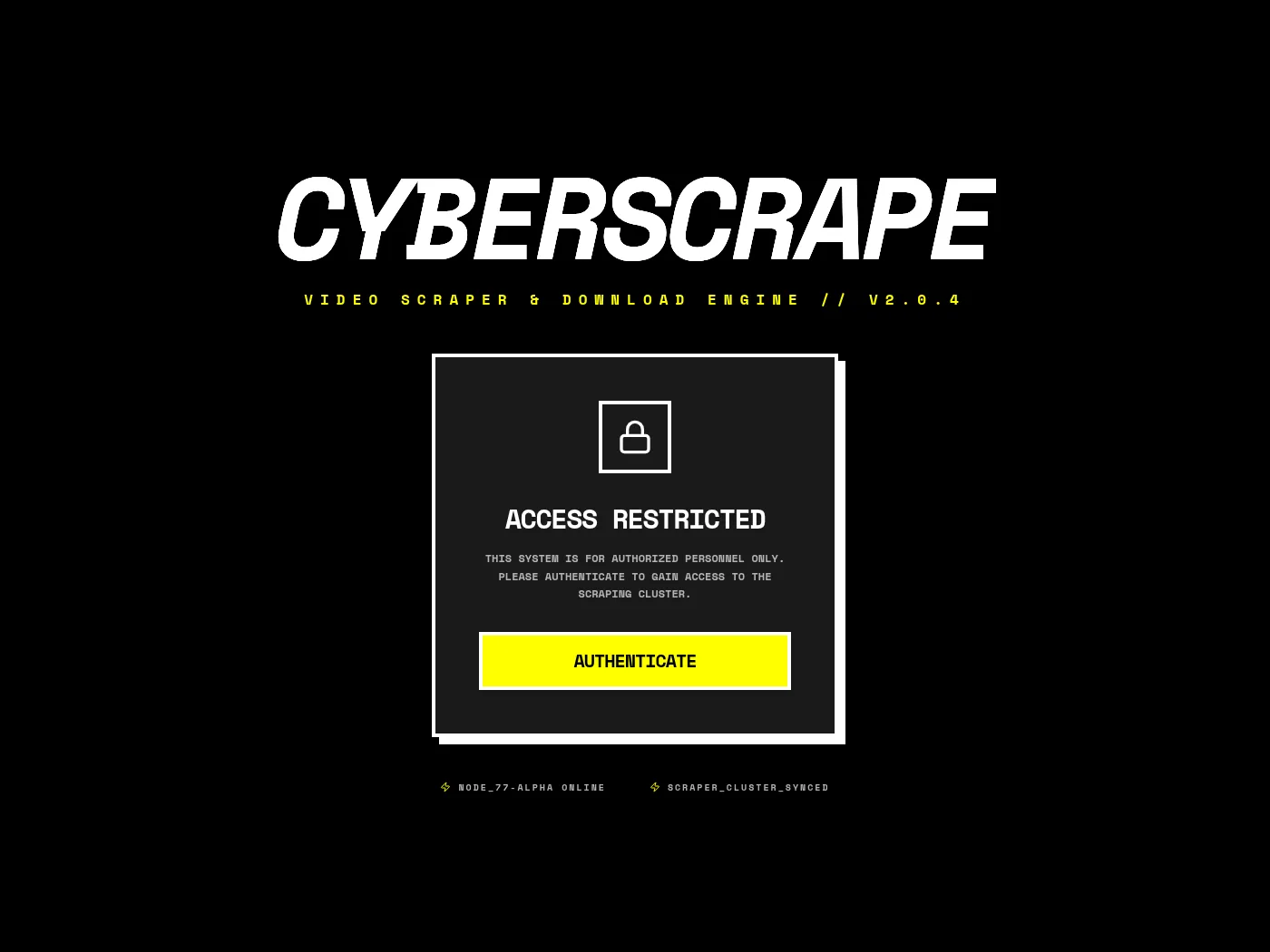 CyberScrape Video Suite