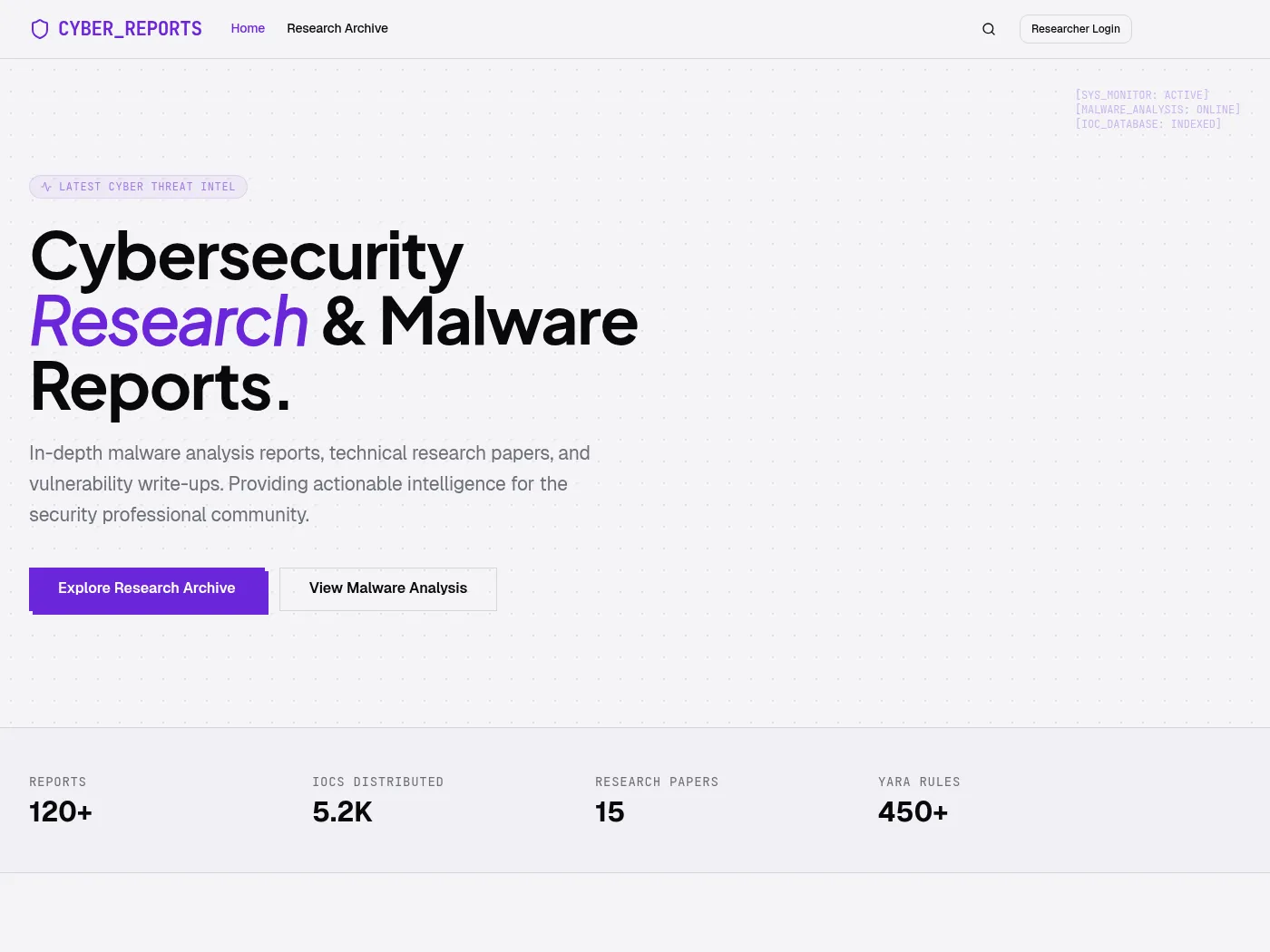 CyberSec Research Blog