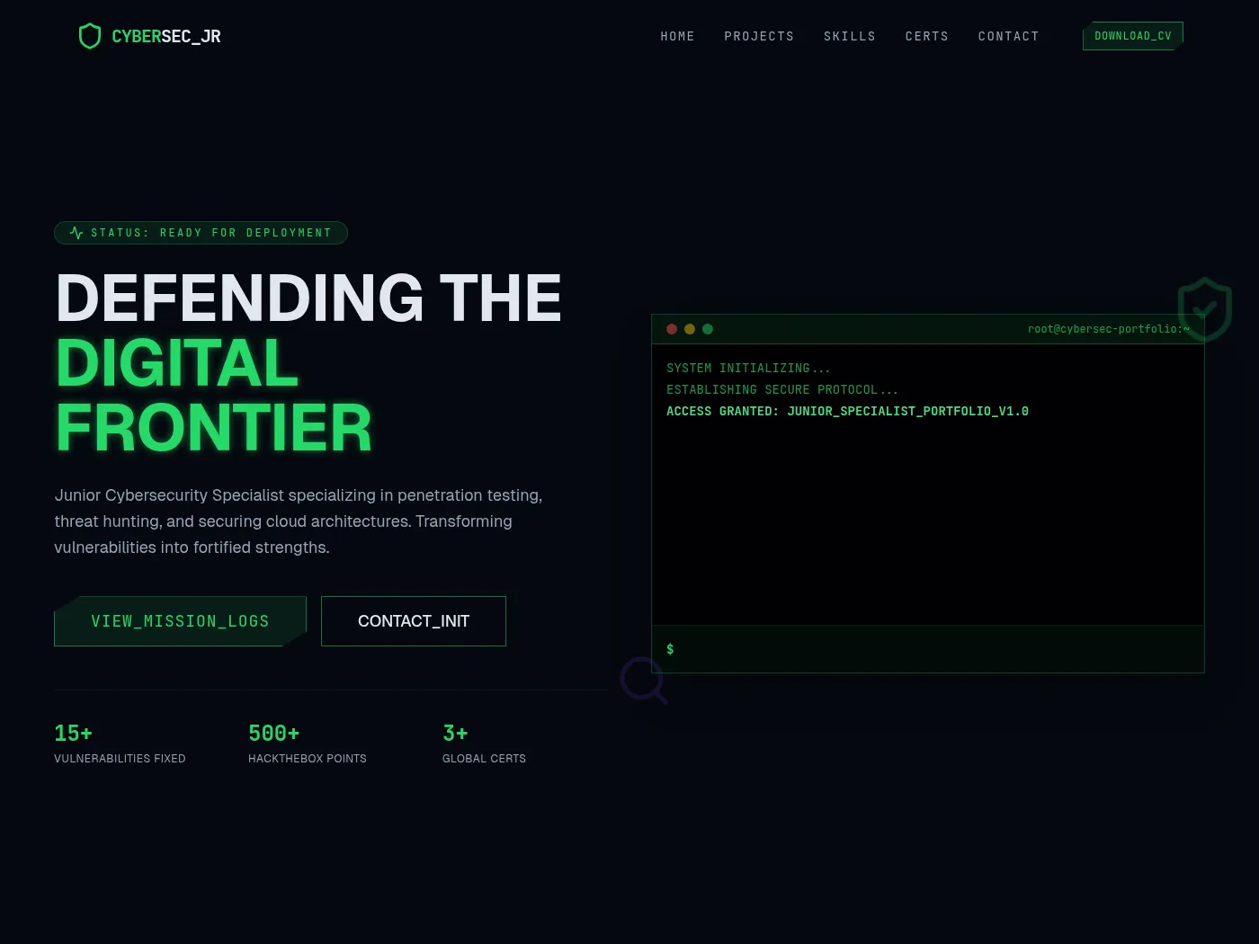 CyberSec Junior Portfolio