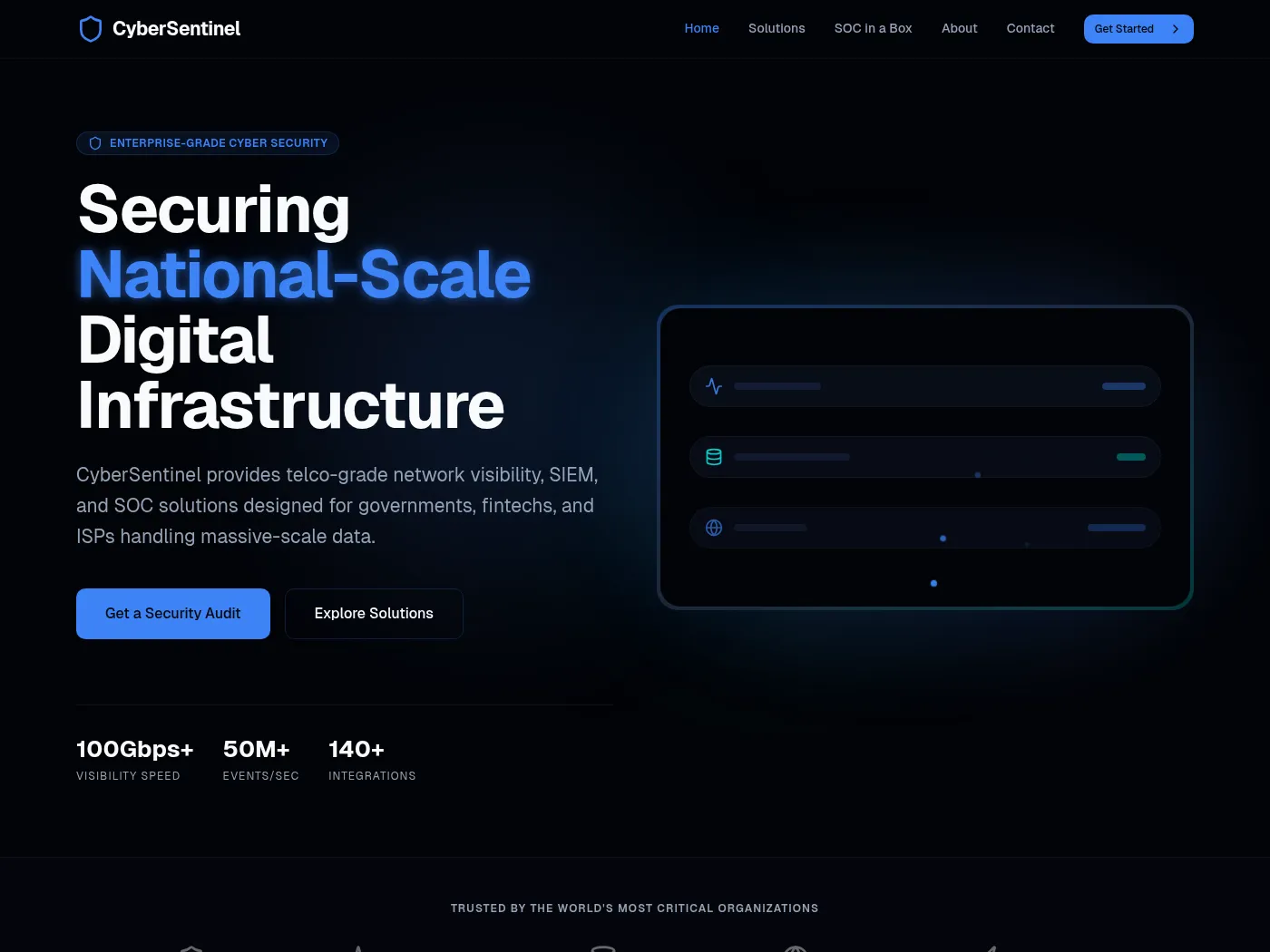 CyberSentinel Web Presence
