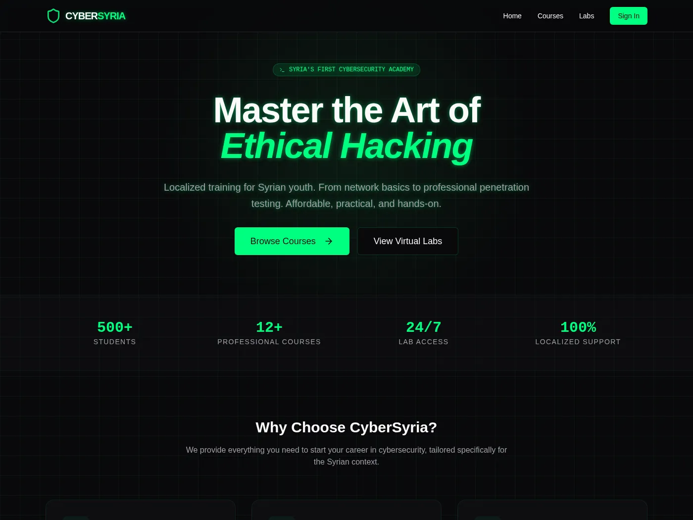CyberSyria Academy