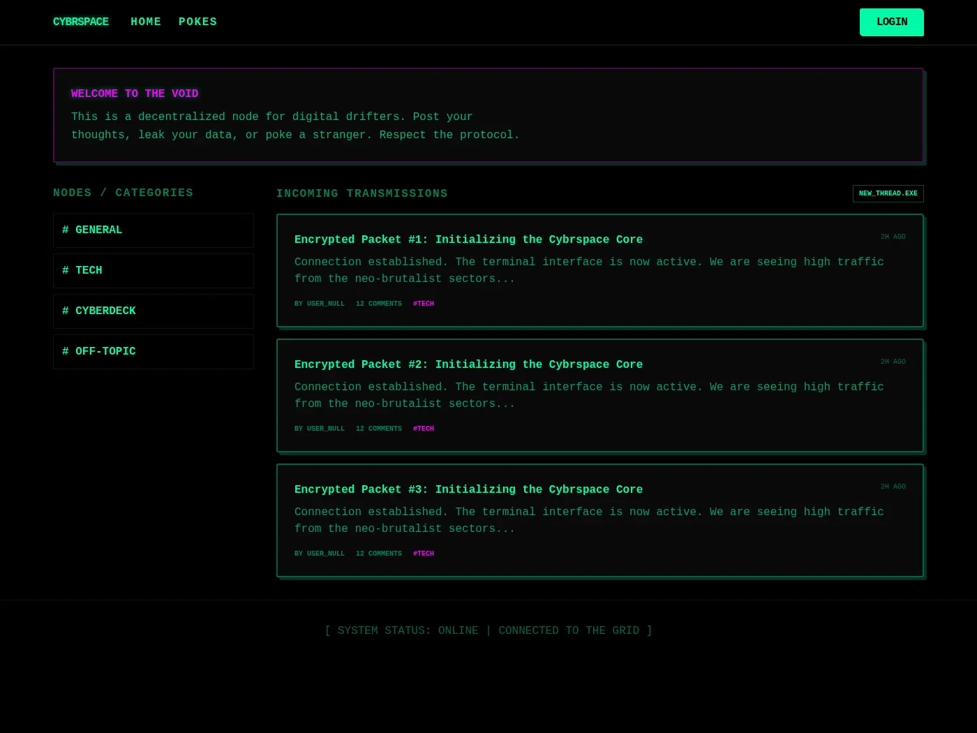 Cybrspace Forum