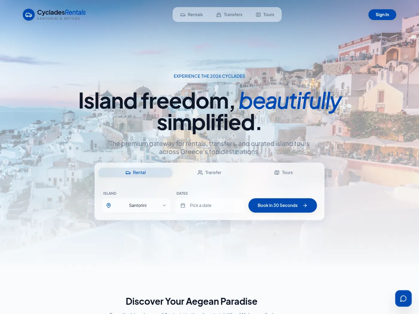 Cyclades Rentals & Tours