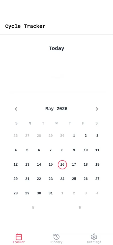 Cycle Tracker