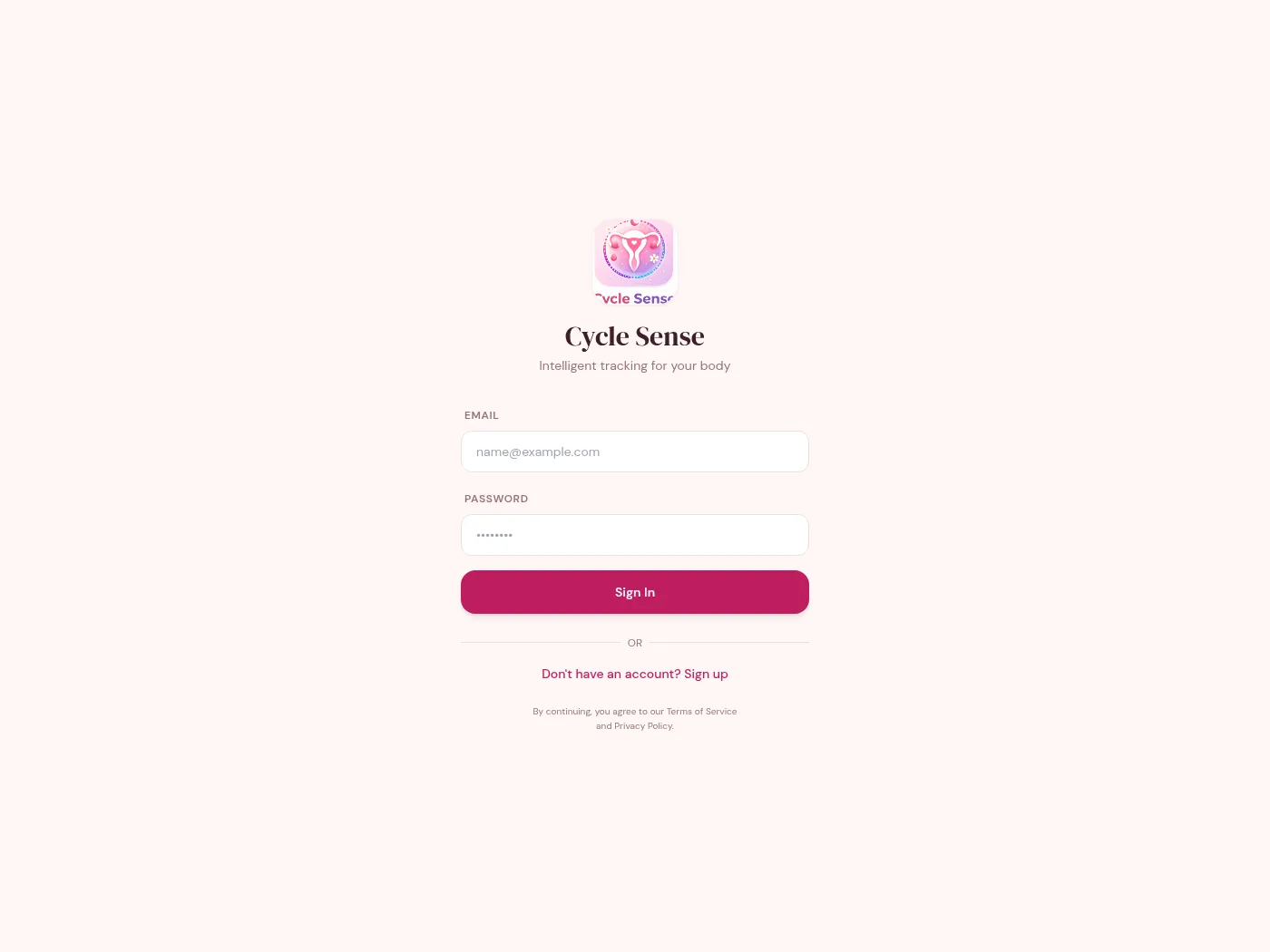 Cycle Sense Tracker