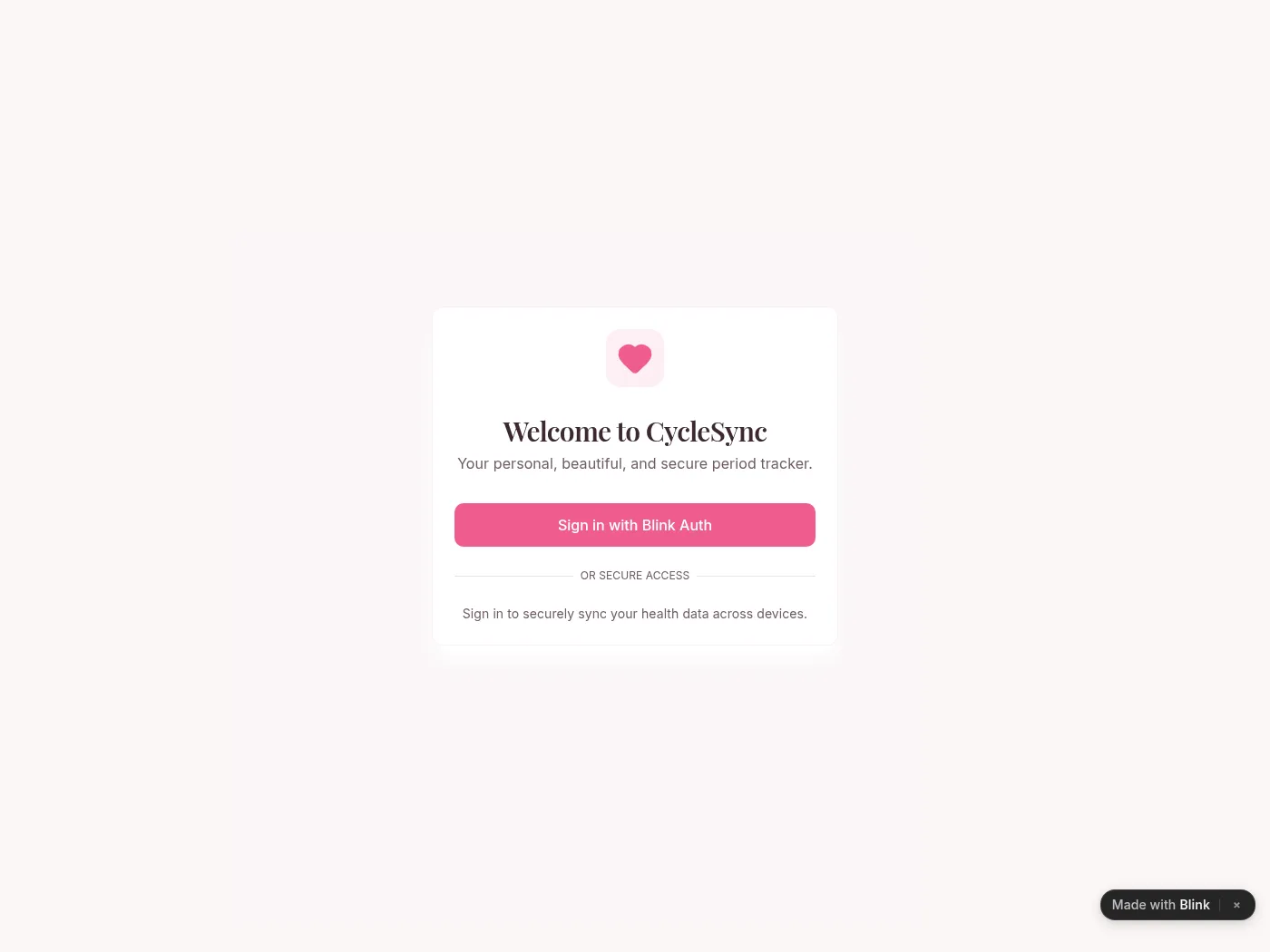 CycleSync Tracker
