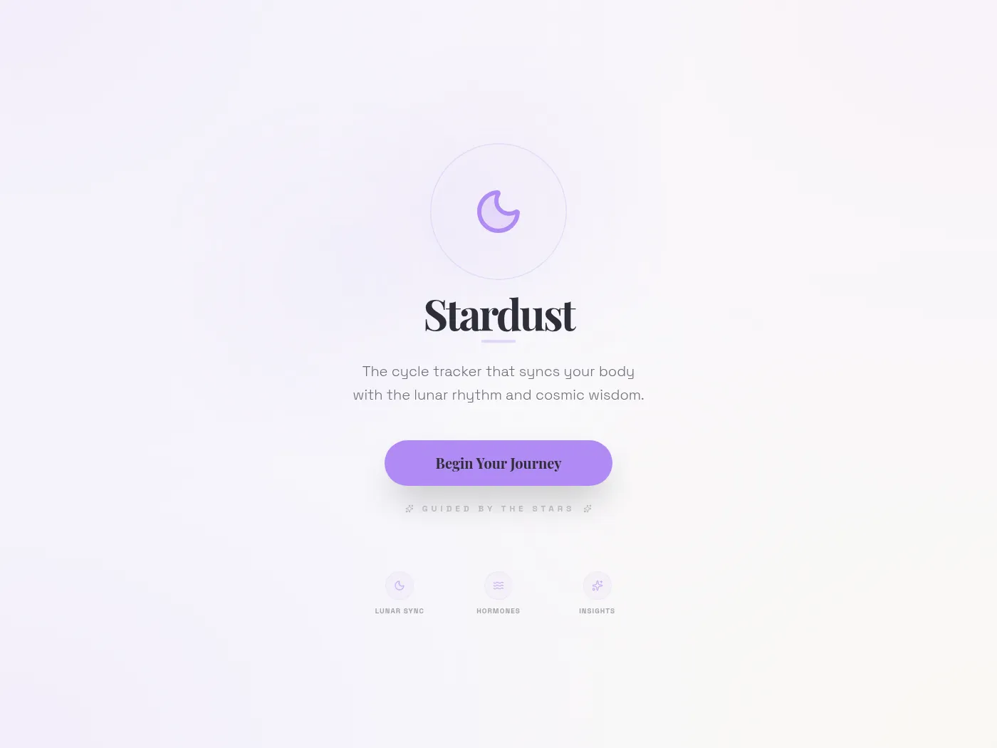 Stardust Cycle Tracker