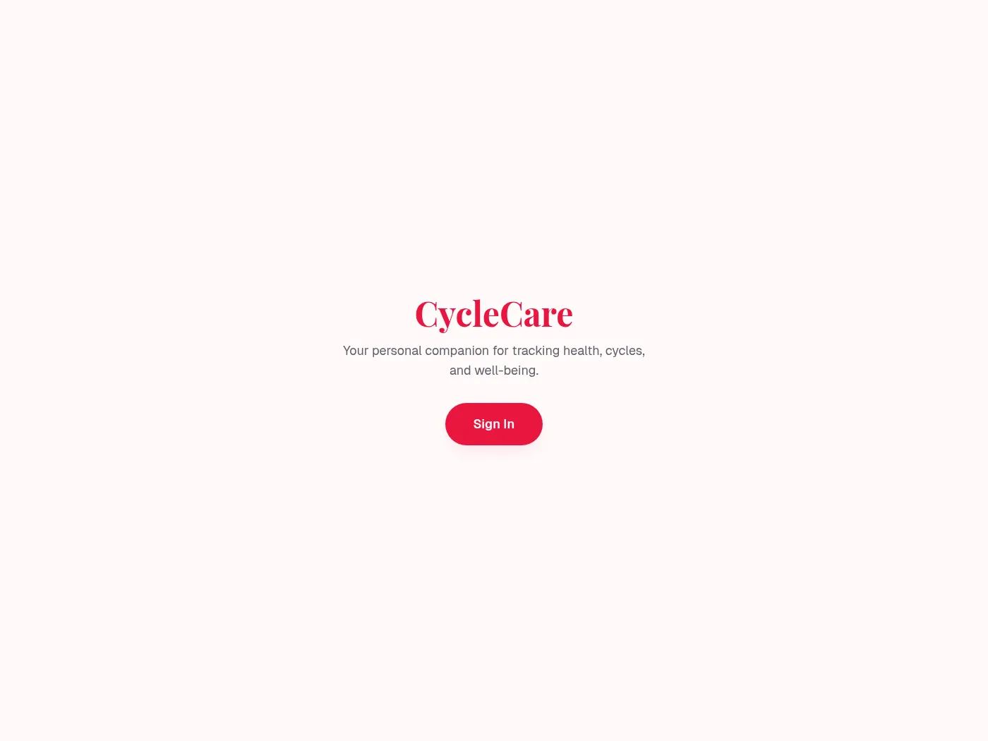 CycleCare Tracker