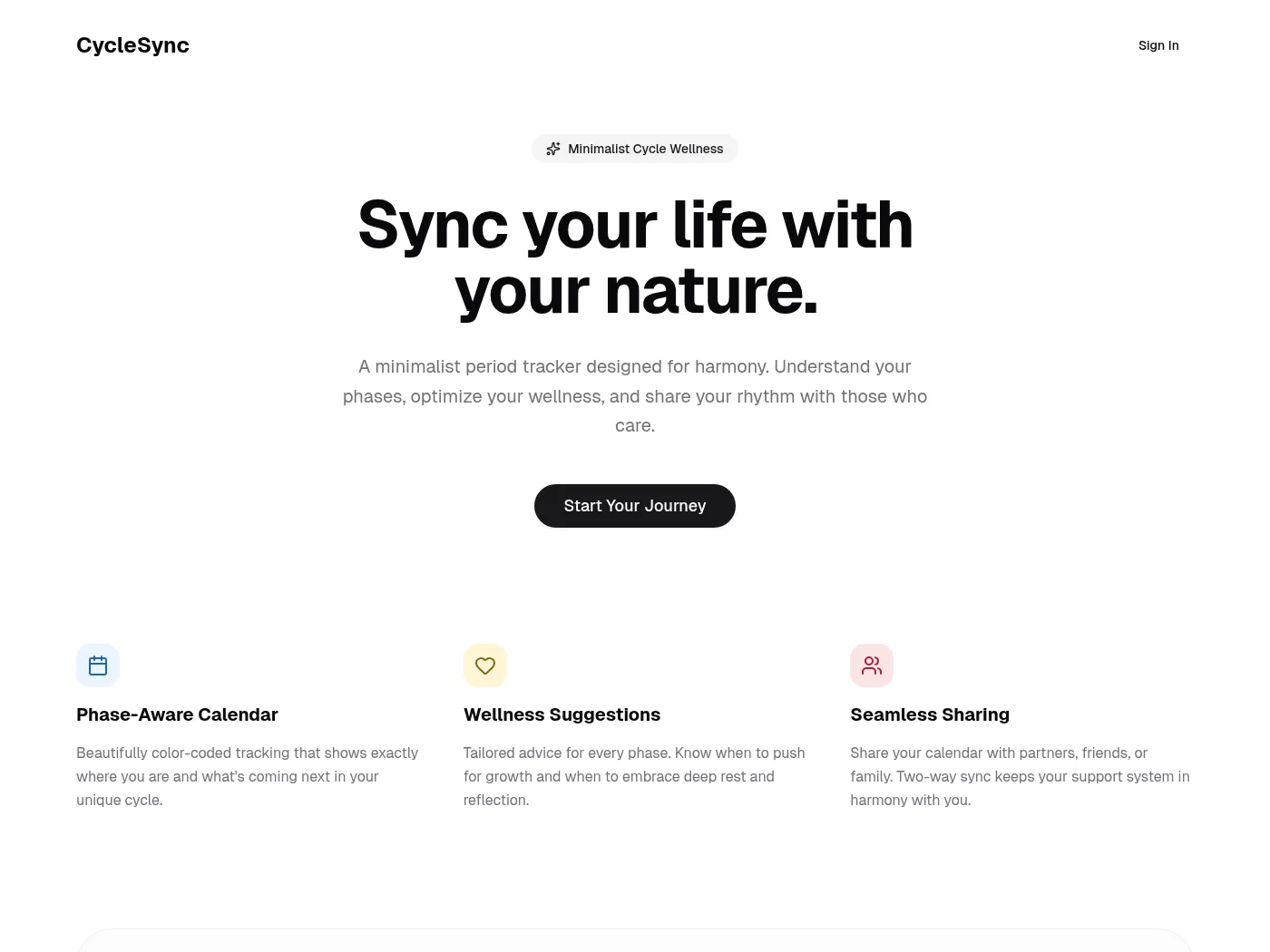 CycleSync Tracker