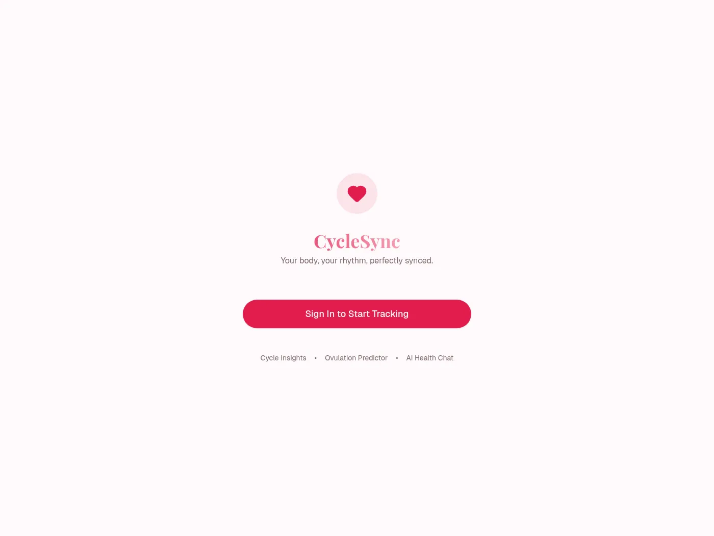 CycleSync Tracker