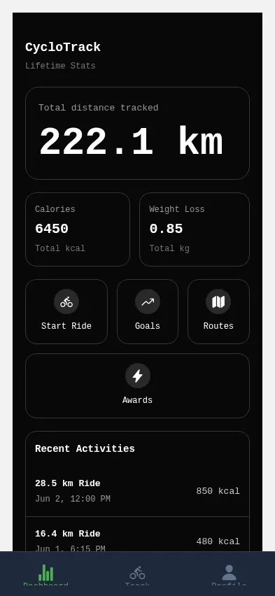 CycloTrack Mobile