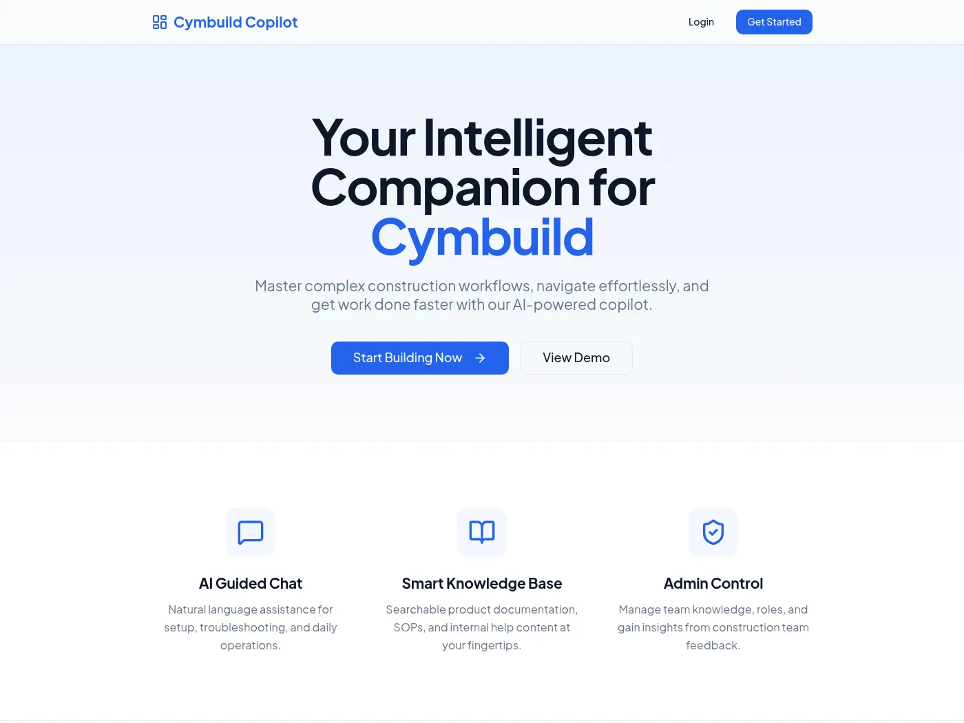 Cymbuild Copilot AI