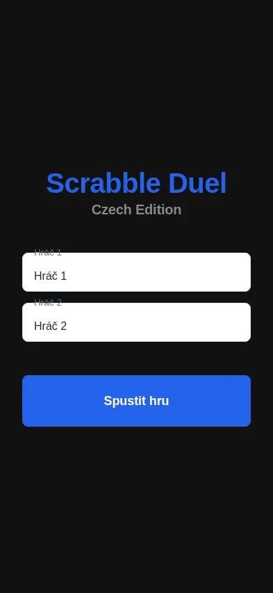 Czech Scrabble Duel