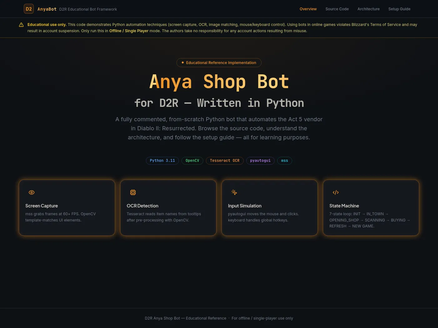 Anya Shop Bot D2R