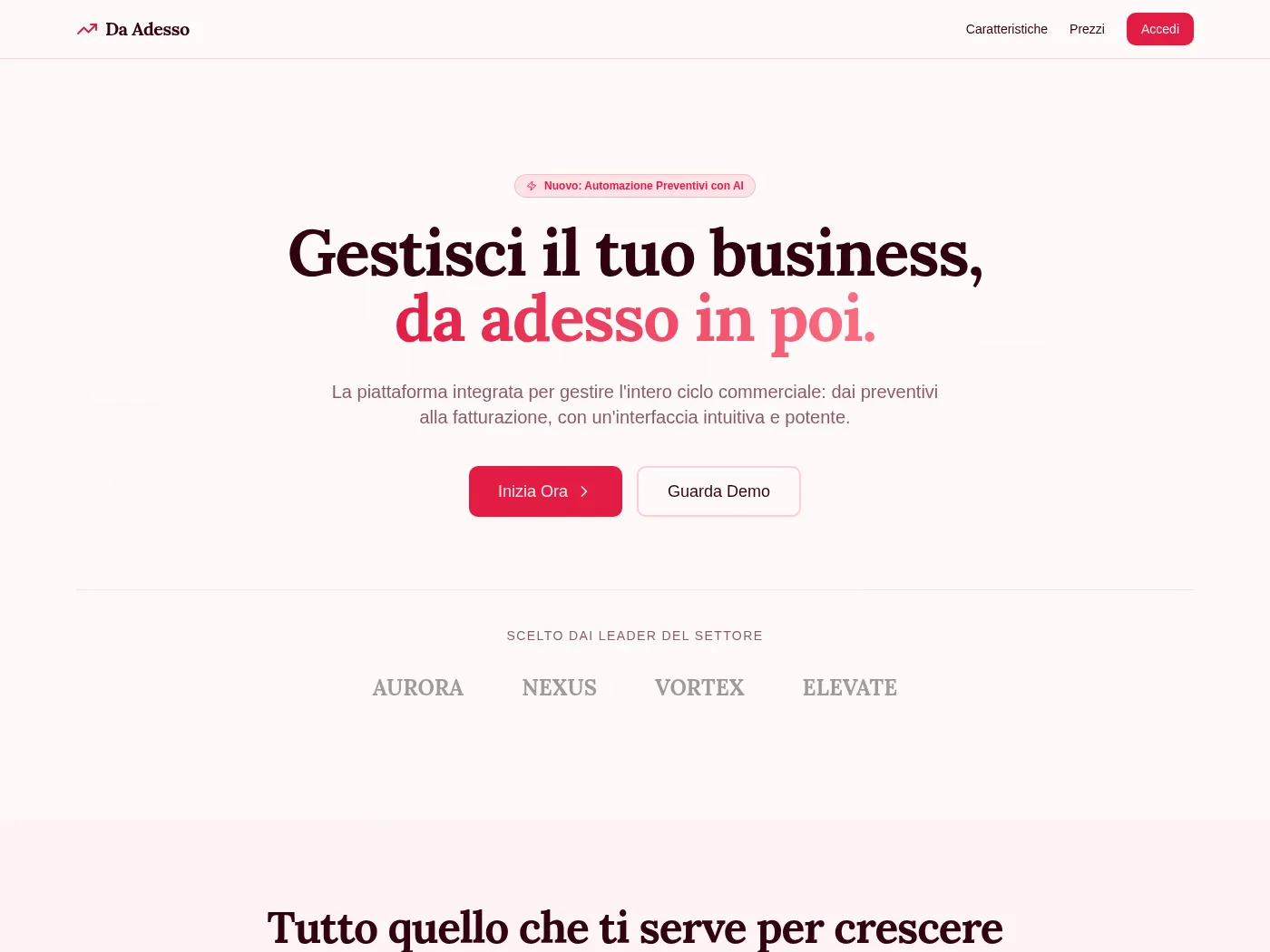 Da Adesso In Poi