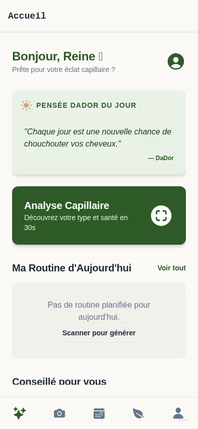 DaDor Hair Scanner App