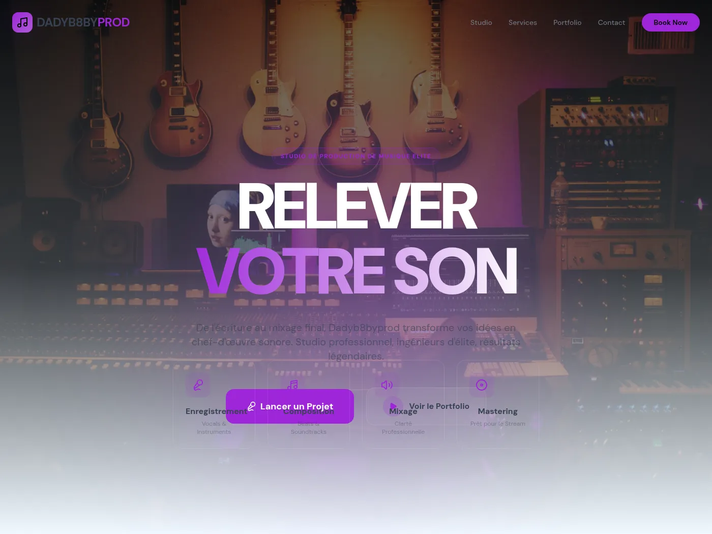 Dadyb8byprod Studio Site