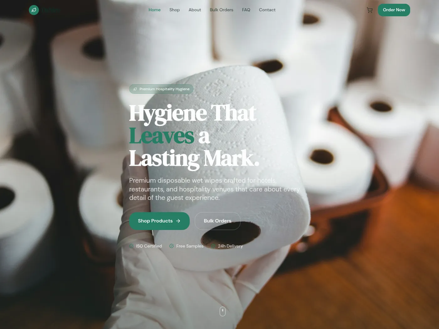 Dahiro Premium Wipes Site