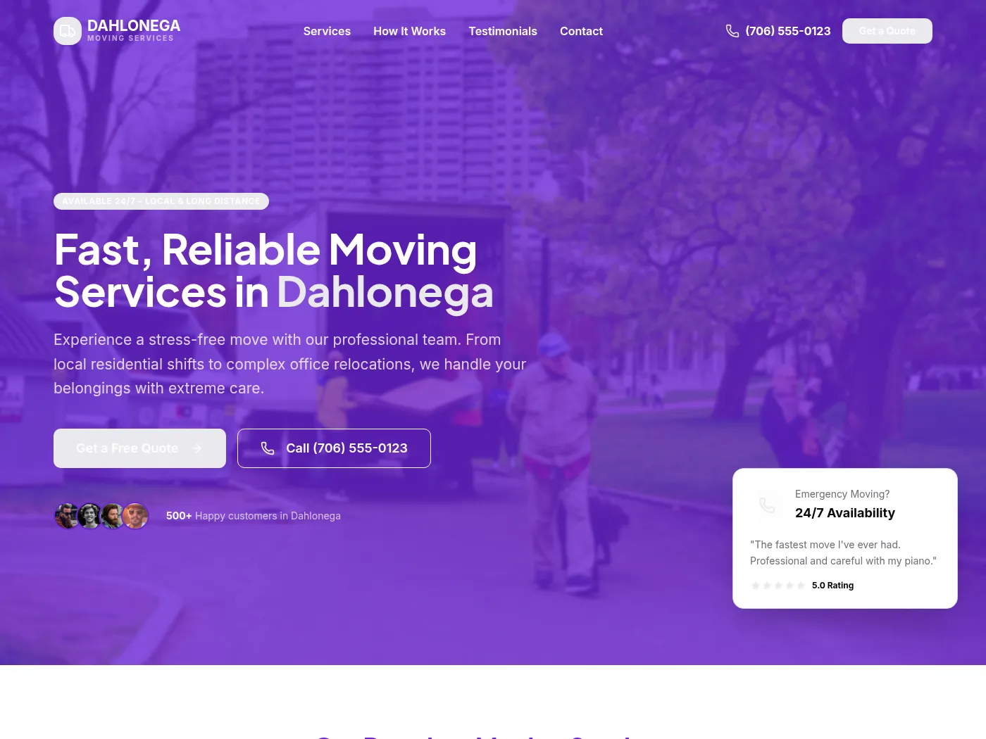 Dahlonega Movers Site