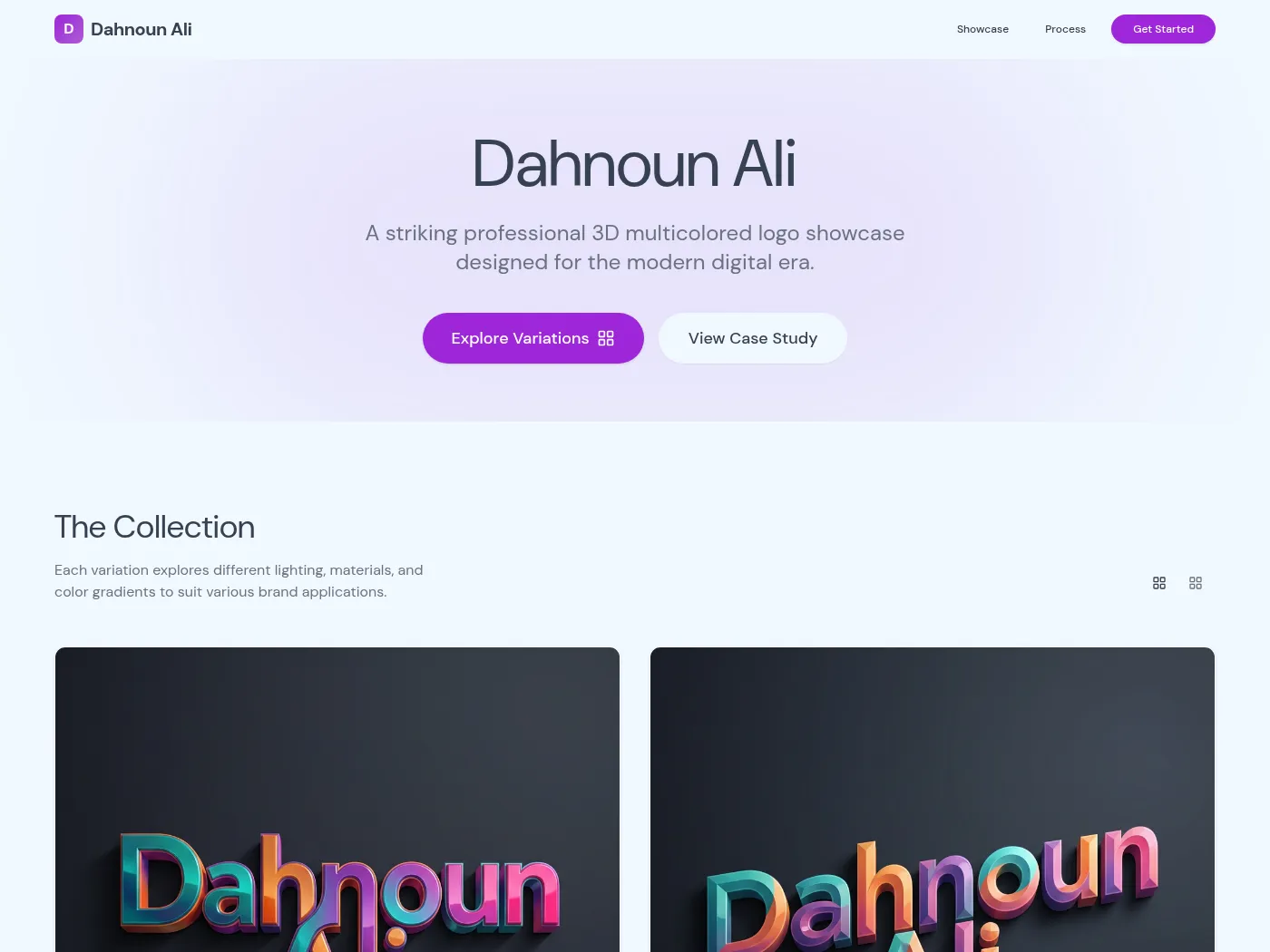 Dahnoun Ali 3D Logo