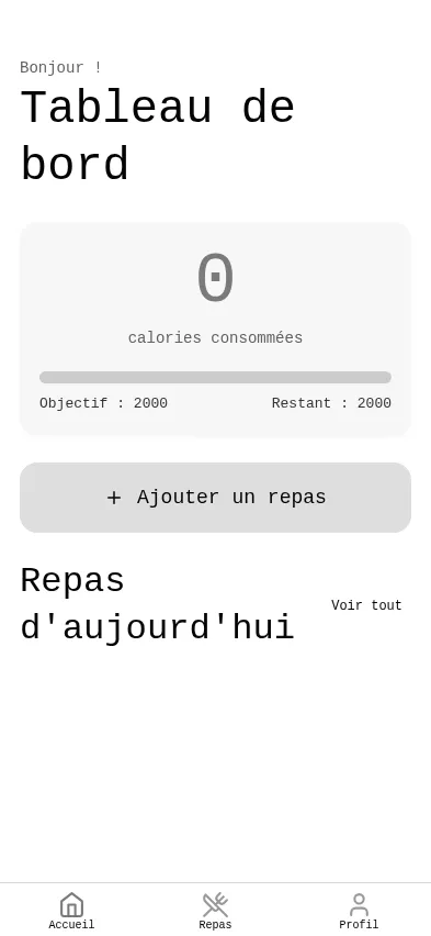 Daily Calorie Tracker