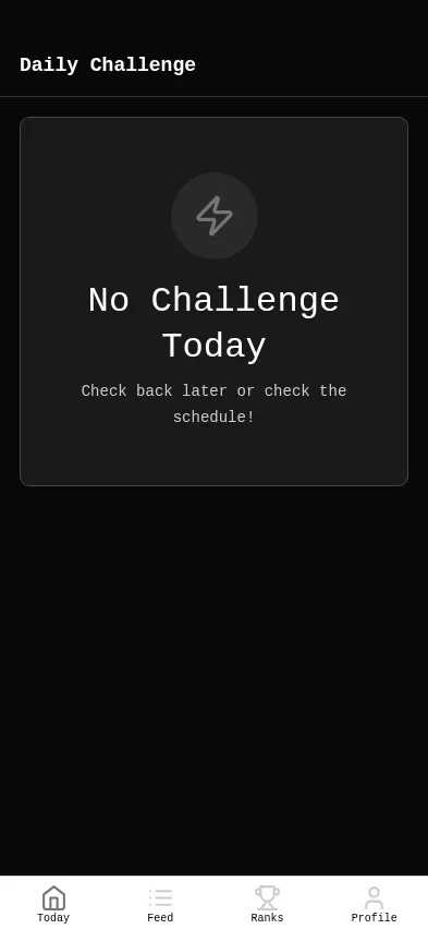 Daily Challenge App