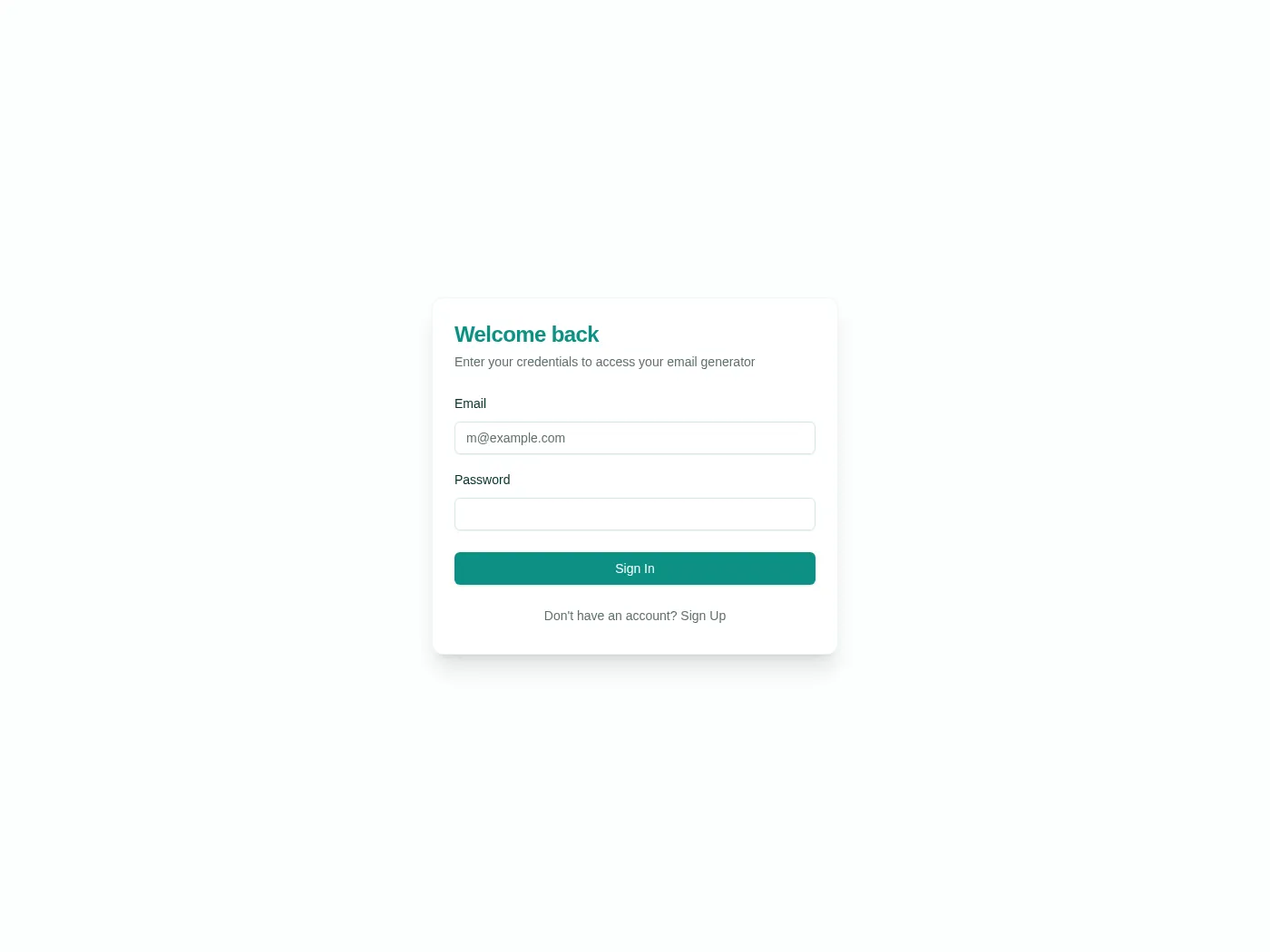 Daily Email Generator