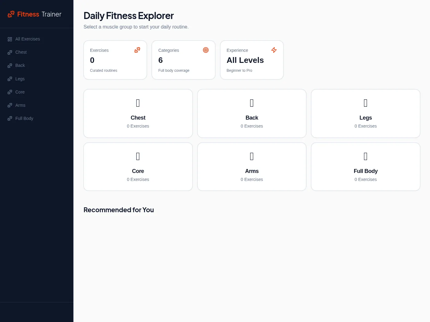 Daily Fitness Trainer
