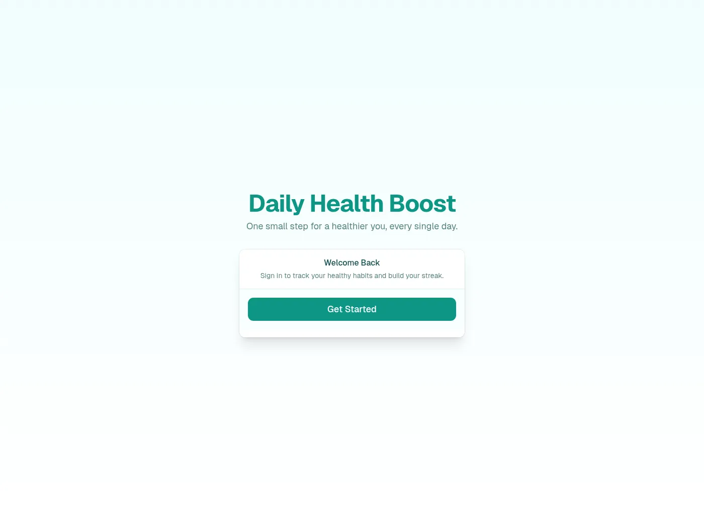 Daily Health Boost