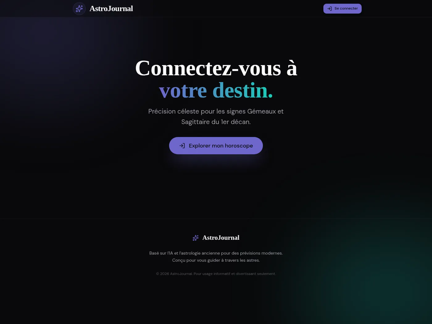 AstroJournal Gémeaux & Sagittaire