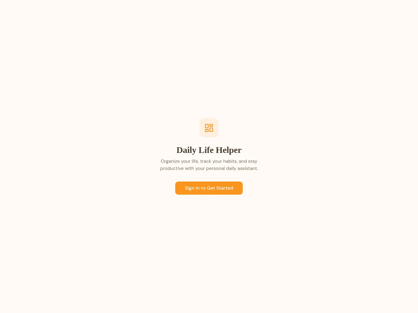 Daily Life Helper