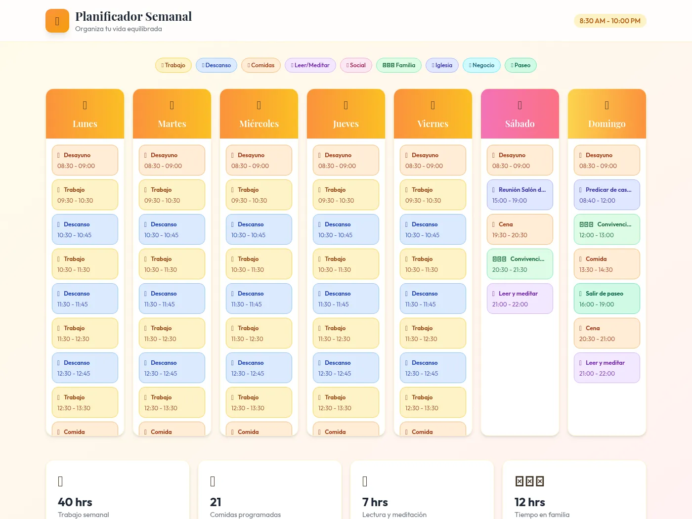 Daily Life Scheduler
