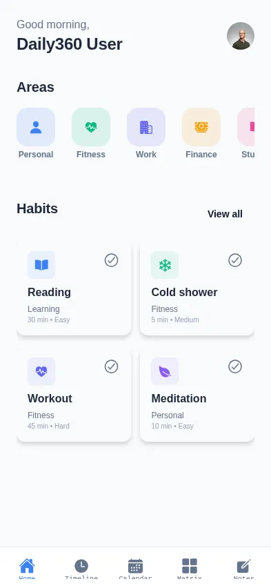 Daily360 Manager