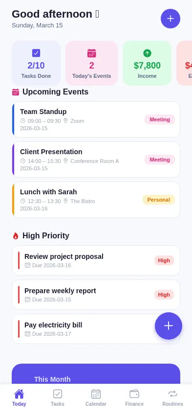 DailyFlex Organizer