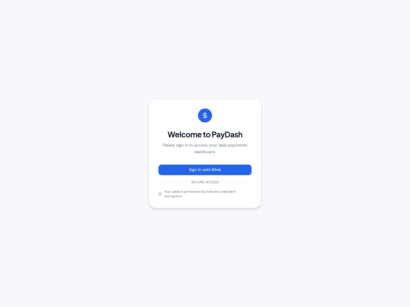 Daily Payments Dashboard