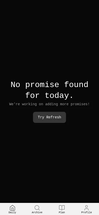 Daily Promise App