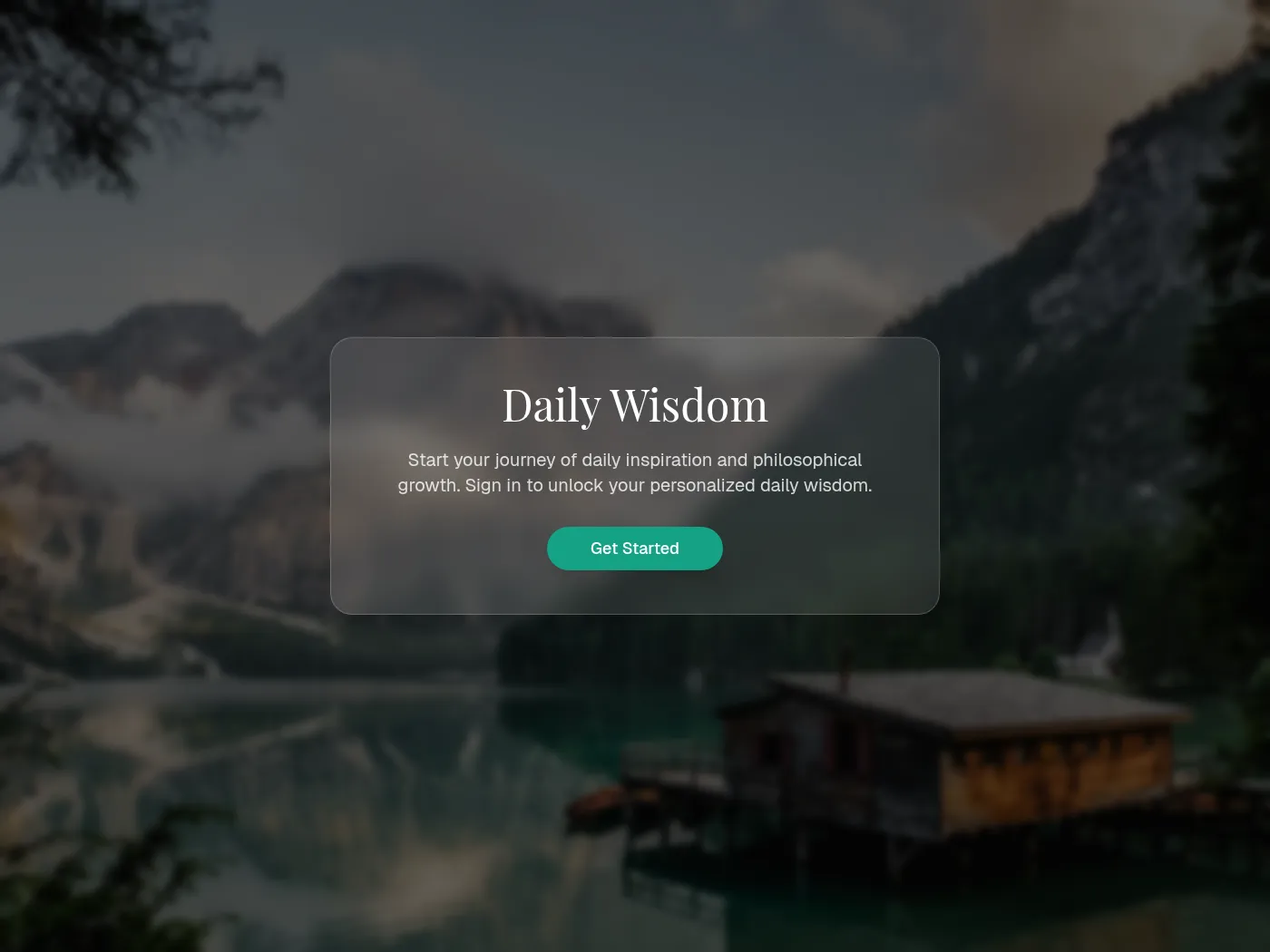 Daily Wisdom App