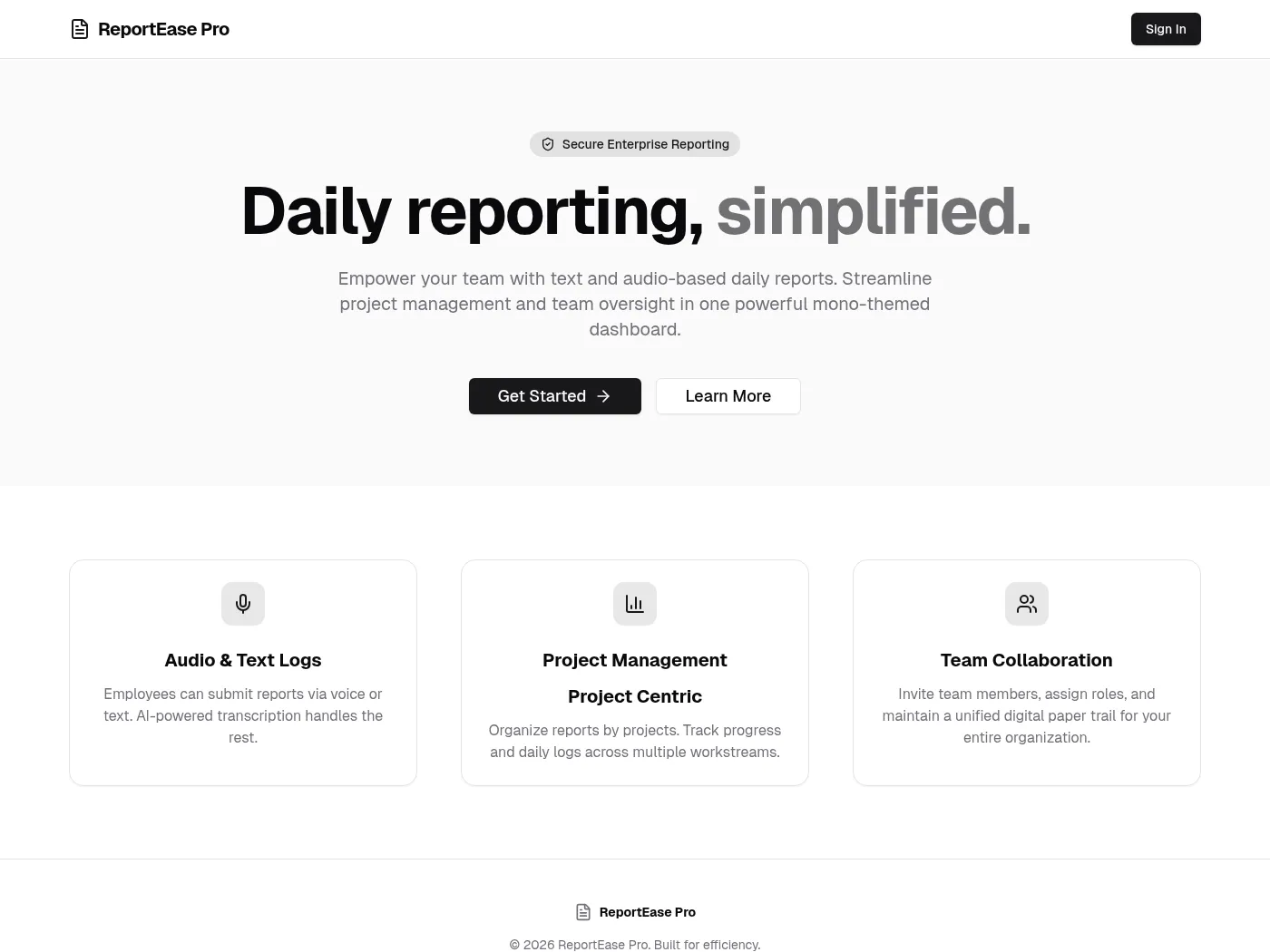 ReportEase Pro